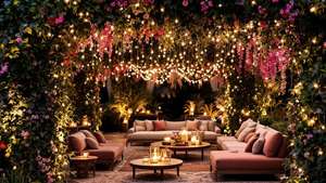 Beauty in Bloom – Seating and Lighting Ideas for an Outdoor Garden ...