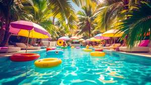 Ways to Celebrate a Beach or Pool-Themed Sweet 16 Party ...