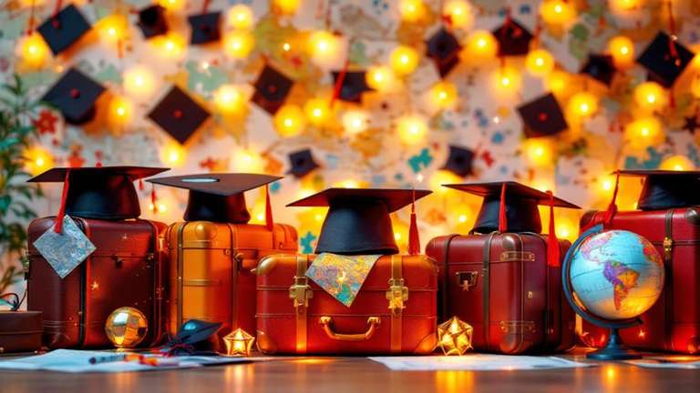 From Cap and Gown to Passport: Decorations for a Graduation Trip Send ...