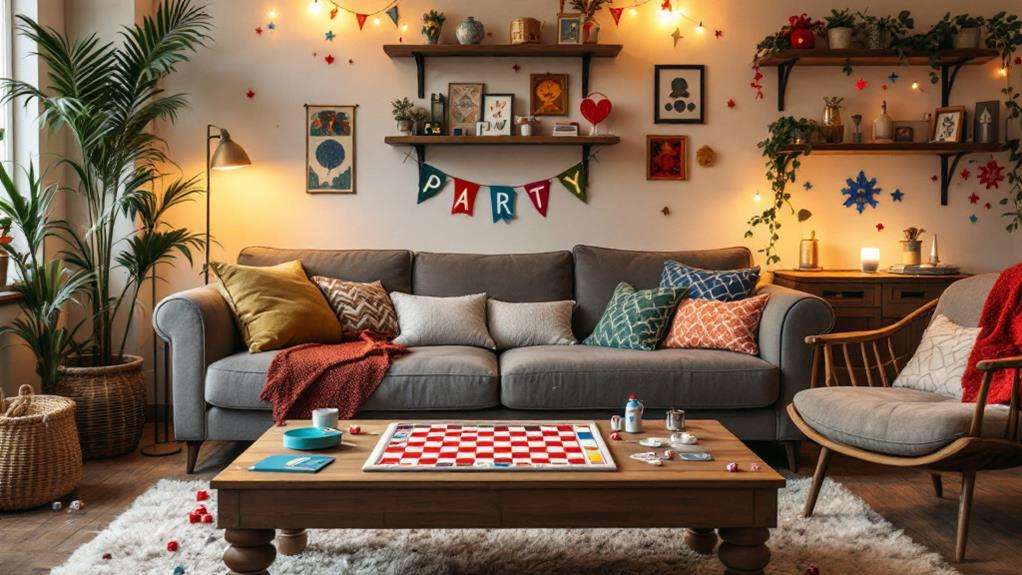 Decorating the House for a Housewarming Game Night - DivinePartyConcepts